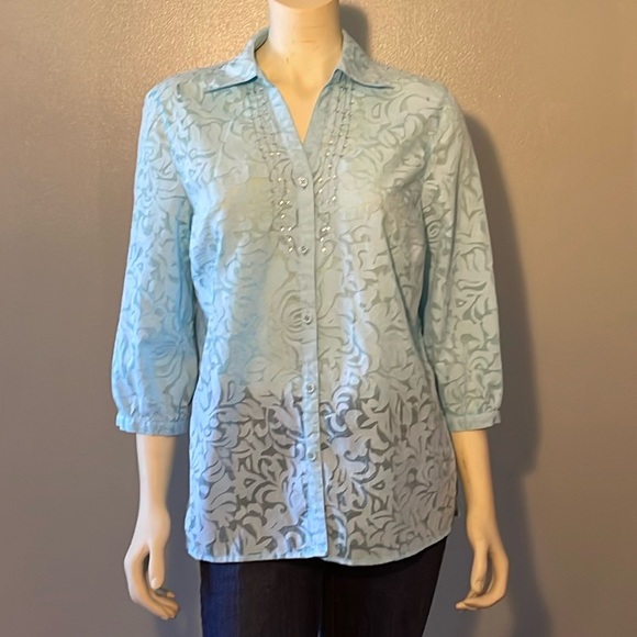 City blues by Koret | Tops | City Blues By Koret See Through Blouse ...